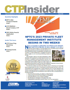 CTP Insider – National Private Truck Council